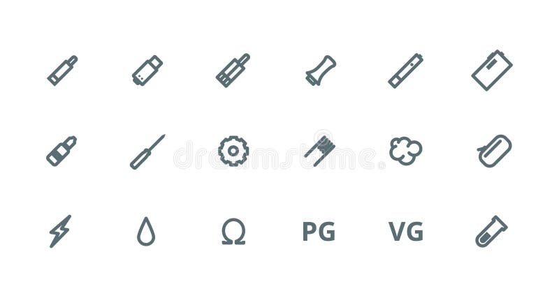 Vaping Outlines Stock Illustrations – 4 Vaping Outlines Stock ...