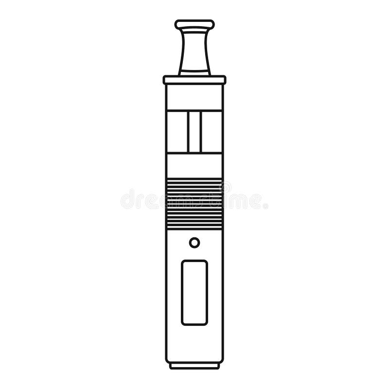 Vaping Pen Icon, Outline Style Stock Vector - Illustration of ...