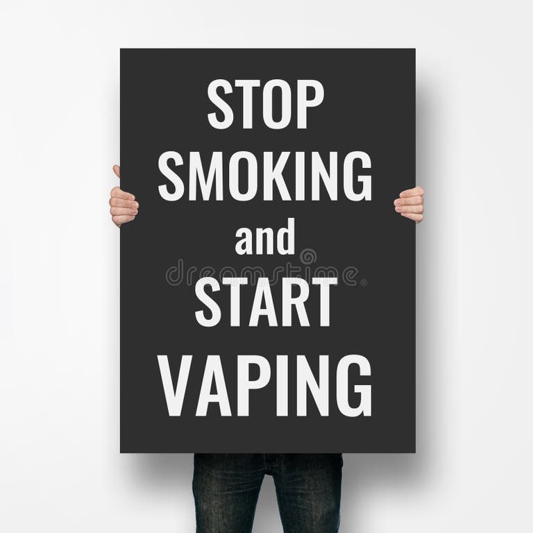 Vaping poster concept stock illustration. Illustration of ecig - 98741480