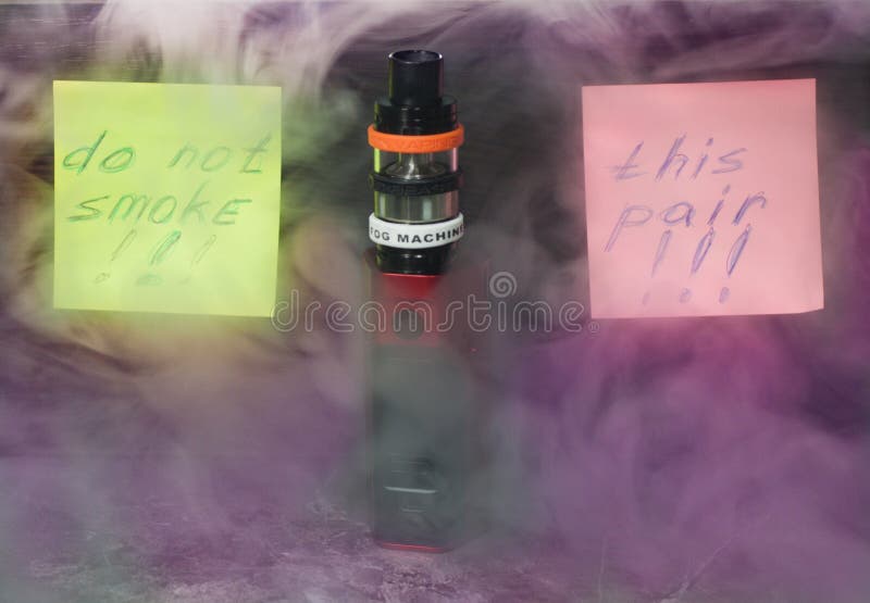 Vaping with Smoke and Steam Stock Photo - Image of hood, vapor: 89087042