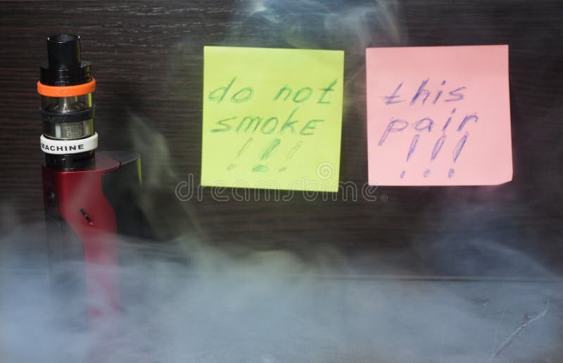 Vaping with Smoke and Steam Stock Photo - Image of vaping, behavior ...