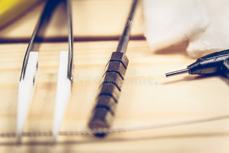 Vaping tools stock photo. Image of cigarette, inhaler - 91694382