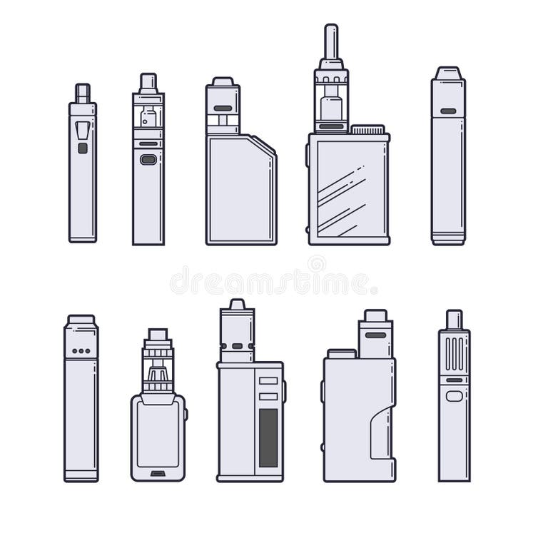 Vape Outline Stock Illustrations – 977 Vape Outline Stock Illustrations ...