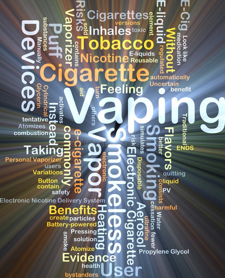 Vaping Word Cloud Illustration Stock Illustration - Illustration of ...