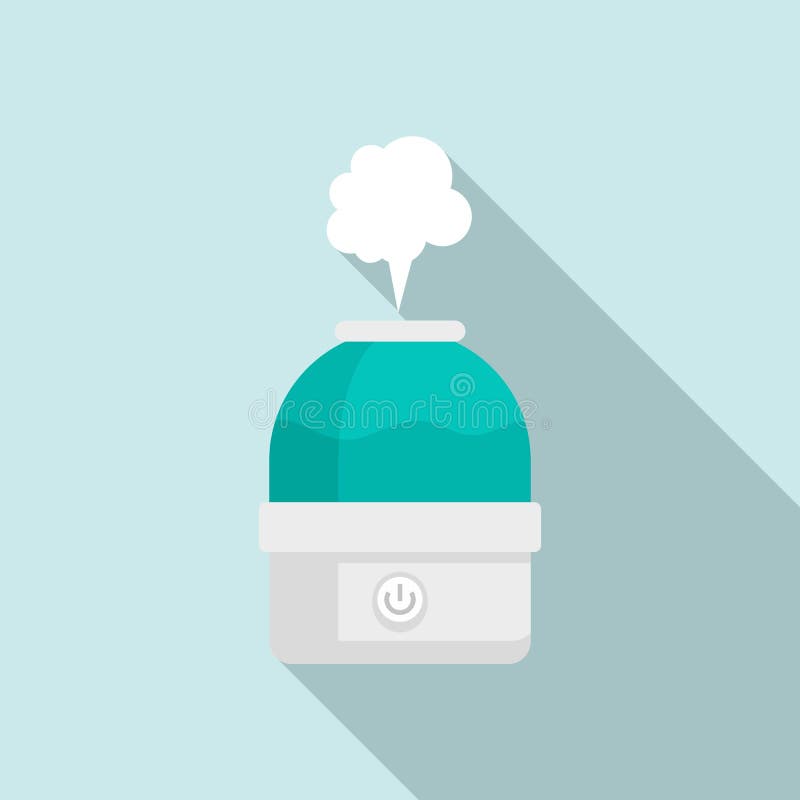 Vapor Air Purifier Icon, Flat Style Stock Vector - Illustration of ...