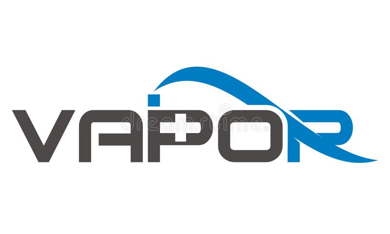 Vapor Logo Design Template stock vector. Illustration of fume - 104407647