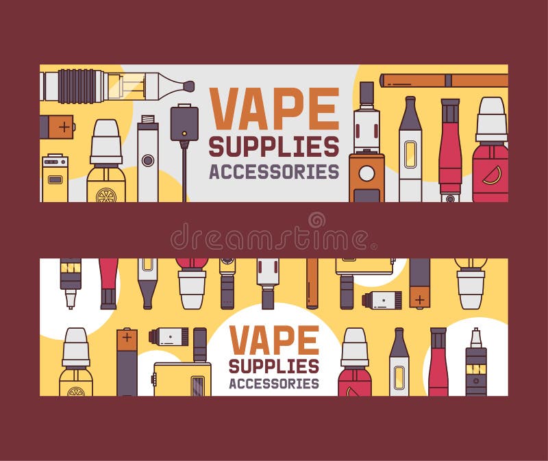 Vapor Vector Pattern Vaping Device and Modern Vaporizer E-cig ...