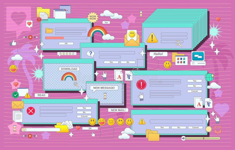Windows 90s Stock Illustrations – 268 Windows 90s Stock Illustrations ...