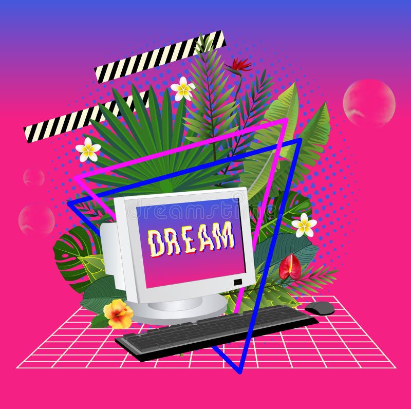 Vaporwave Statue Stock Illustrations – 704 Vaporwave Statue Stock ...