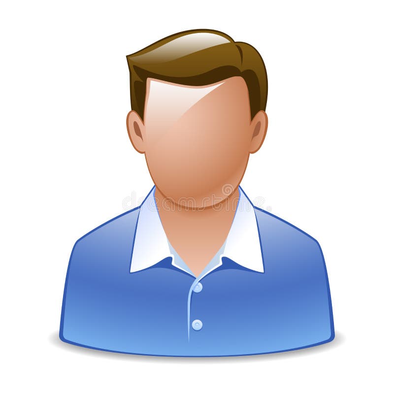 Varón ilustración del vector. Ilustración de website - 25832321