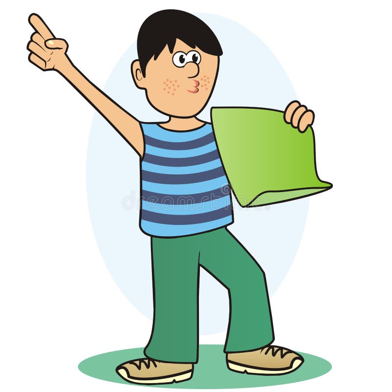 Varón Y Mapa, Ejemplo Del Vector Ilustración del Vector - Ilustración ...