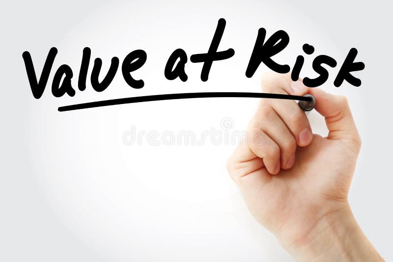 VAR Value at Risk Symbol. Concept Words VAR Value at Risk on Beautiful ...