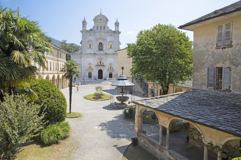 Varallo - the Complex of Church Basilica Del Sacro Monte with the ...