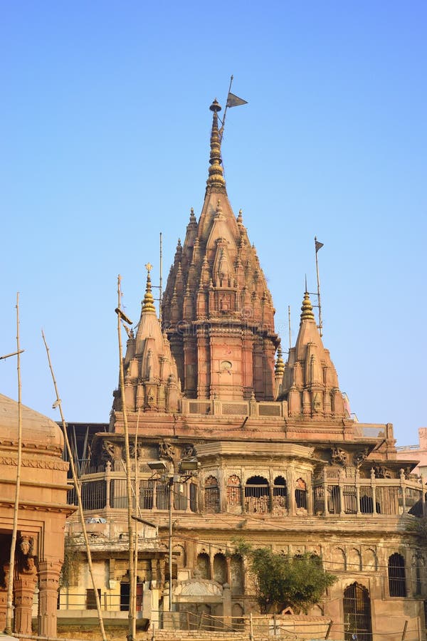 Varanasi temple stock photo. Image of ancient, sacred - 40601942