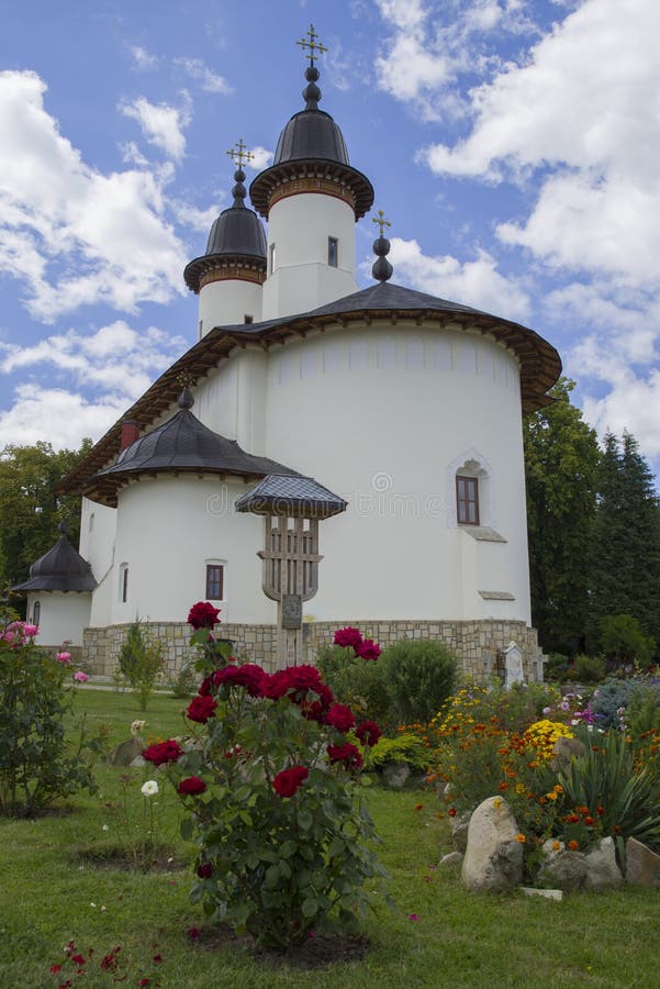 Varatec Monastery garden stock photo. Image of historic - 76556274