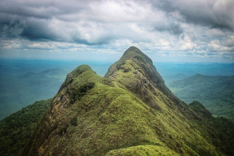 Varayadu Motta Trekking Top View Stock Photo - Image of motta, view ...