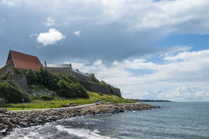 Varberg Fortress in Sweden. Stock Image - Image of fortification ...