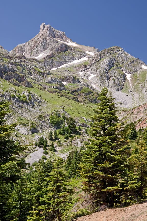 Vardousia Mountain Peak stock image. Image of alpine - 31466975