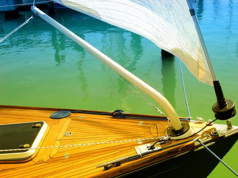 Varende boot stock afbeelding. Image of kabel, boot, zuiden - 5290111