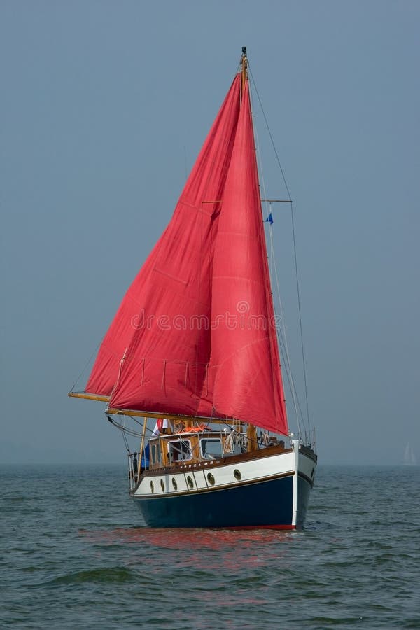 Varende boot stock afbeelding. Image of holland, succes - 7170799