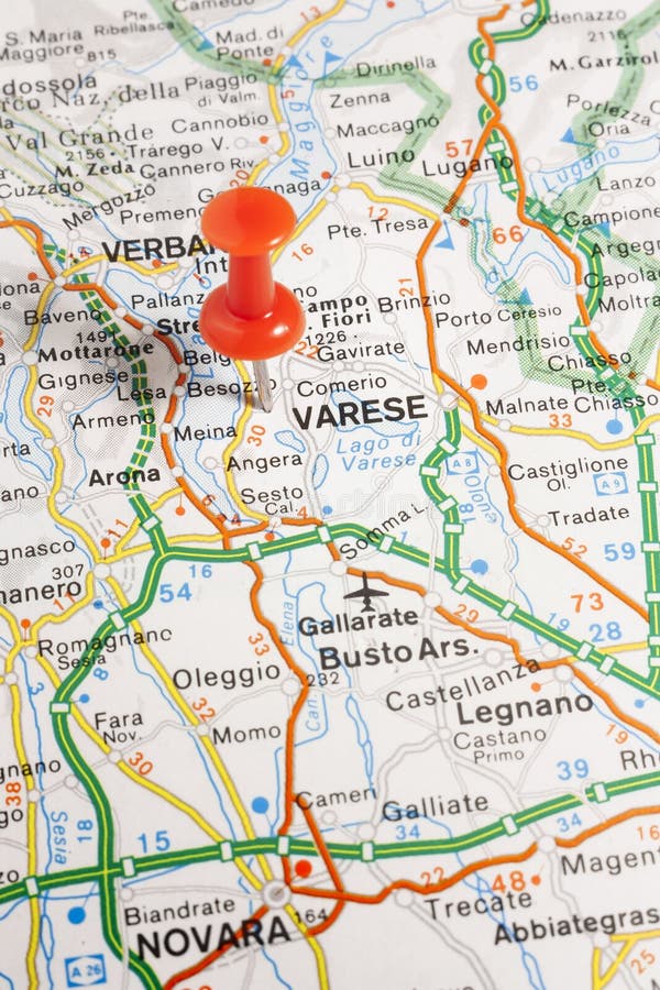 Varese, Italy: Panorama Of The Small Village Sacro Monte Stock Image ...