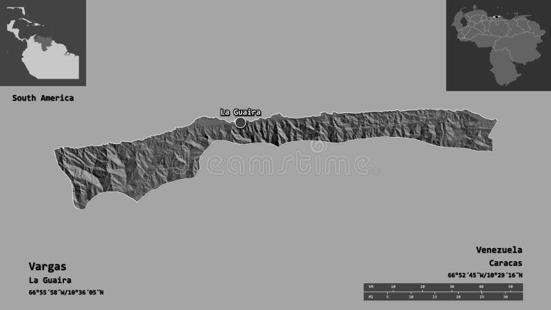 Vargas, State of Venezuela,. Previews. Bilevel Stock Illustration ...