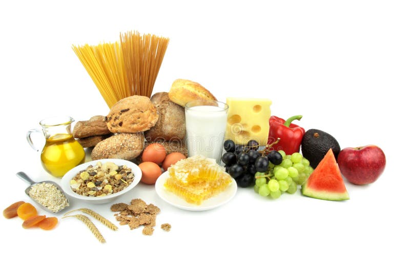 Vari alimenti, fotografia stock. Immagine di olio, frutta - 35260684