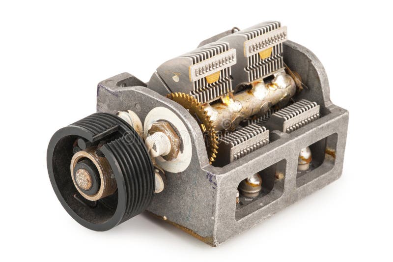 Variable capacitor stock image. Image of electronics - 27063235