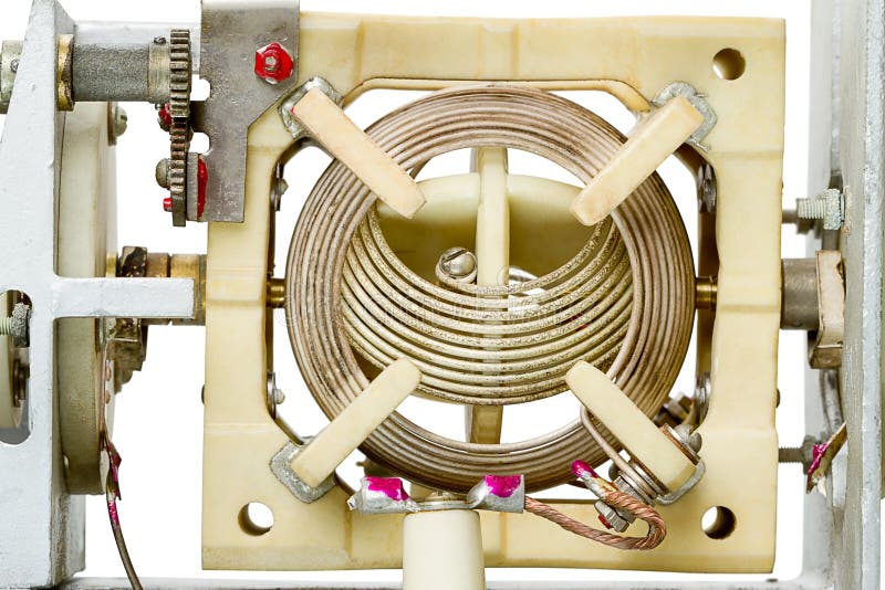 Variable Induction Coil stock image. Image of inductance - 23855231
