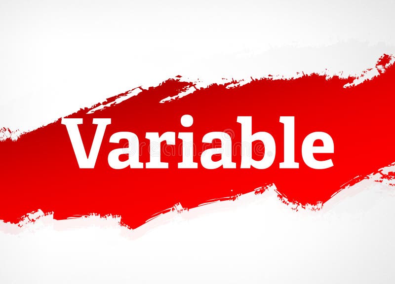 Variable Red Brush Abstract Background Illustration Stock Illustration ...