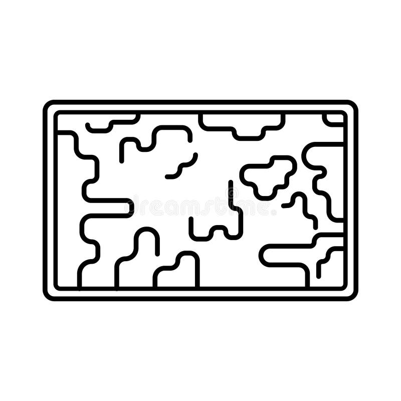 Variable Rate Technology Black Line Icon. Smart Agriculture Stock ...