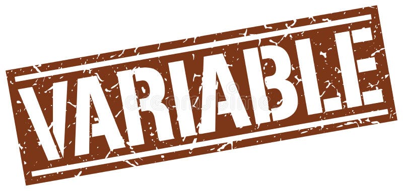 Variable stamp stock vector. Illustration of variable - 120369664