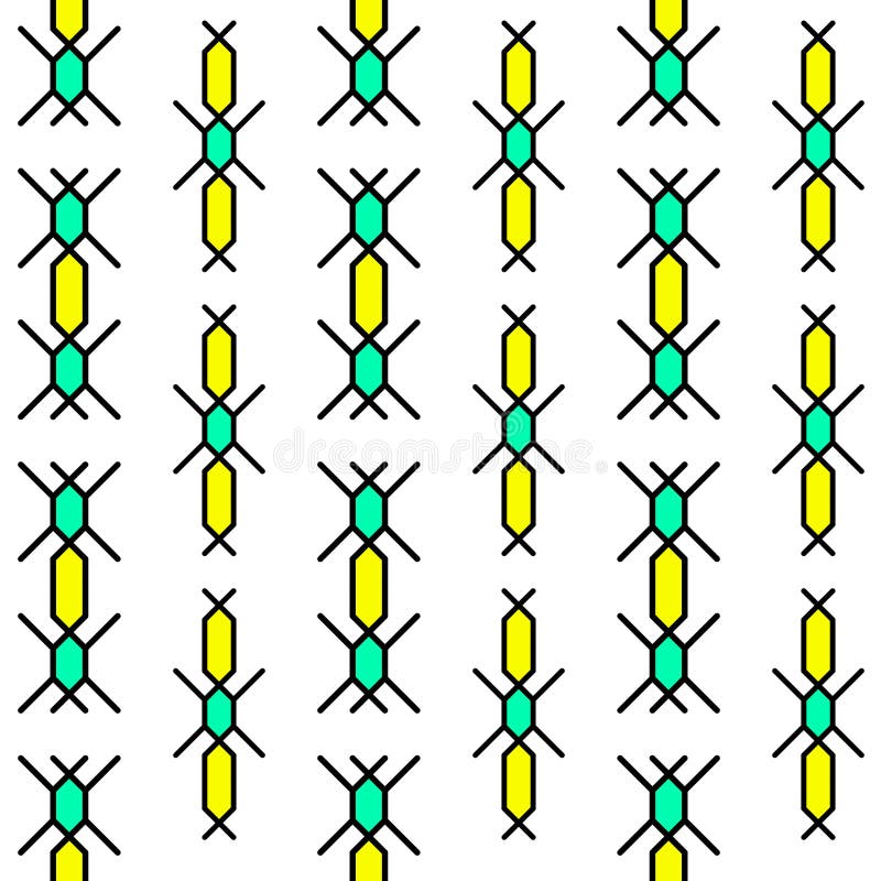 Pattern Braided the Braid of the Lines Stock Illustration ...