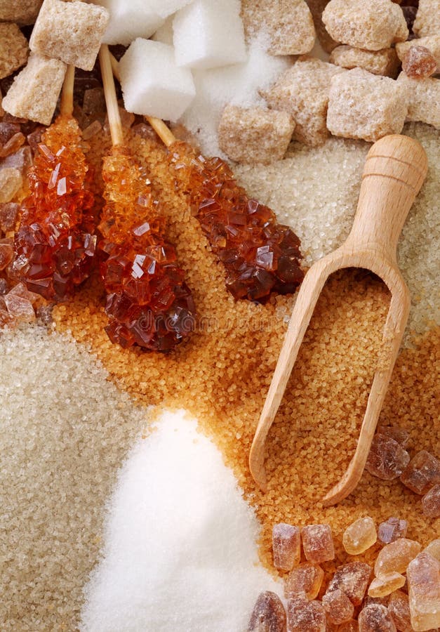 Diversos tipos de azúcar foto de archivo. Imagen de surtido - 19300978