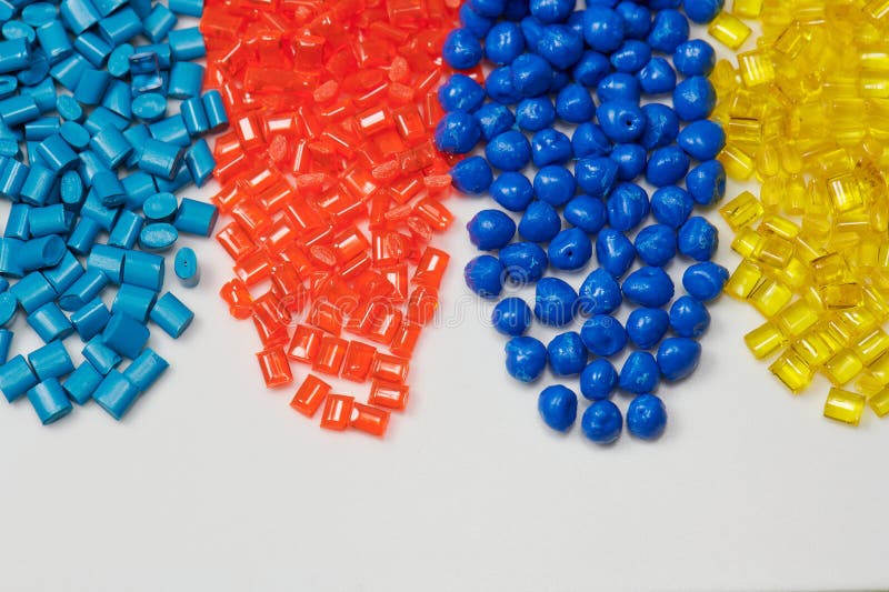 Colored Plastic Resins in Laboratory Stock Photo - Image of vitro ...