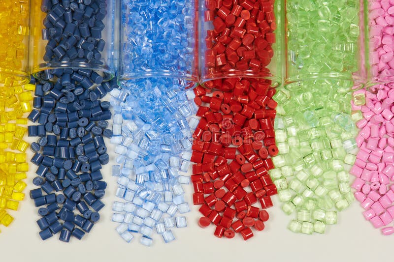 Colored plastic pellets stock photo. Image of pellets - 16285988