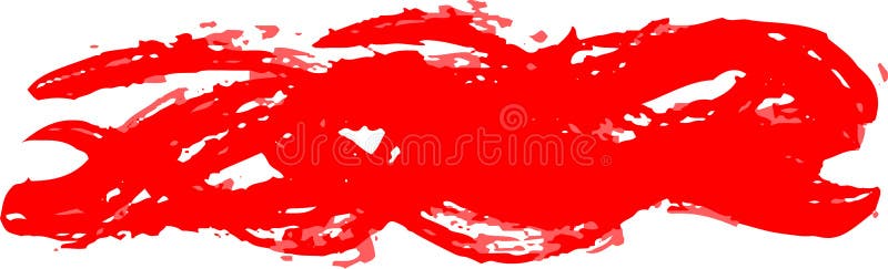 Variation of Handwritten Horizontal Red Lines Stock Vector ...