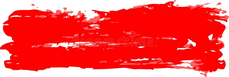 Variation of Handwritten Horizontal Red Lines Stock Vector ...