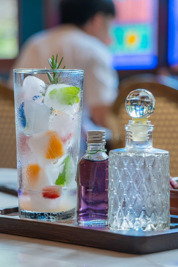 Variation of Infused Water with Fresh Fruits Stock Image - Image of ...