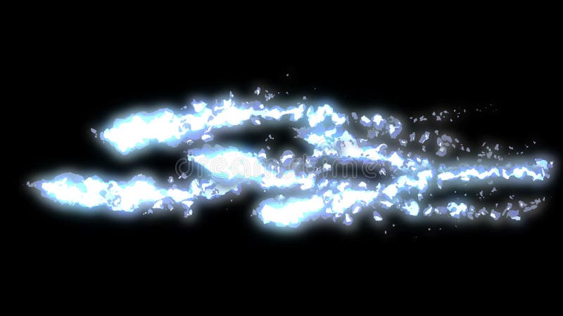 Steam Cloud Animation. Cartoon White Smoke Animation, Fog Loop ...