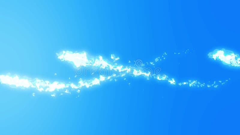 Steam Cloud Animation. Cartoon White Smoke Animation, Fog Loop ...