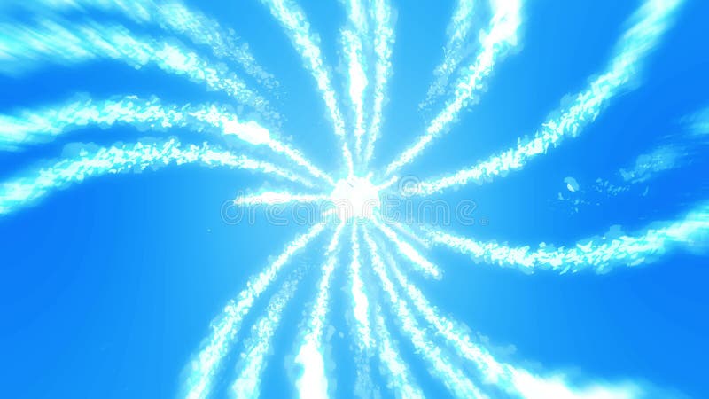 Steam Cloud Animation. Cartoon White Smoke Animation, Fog Loop ...