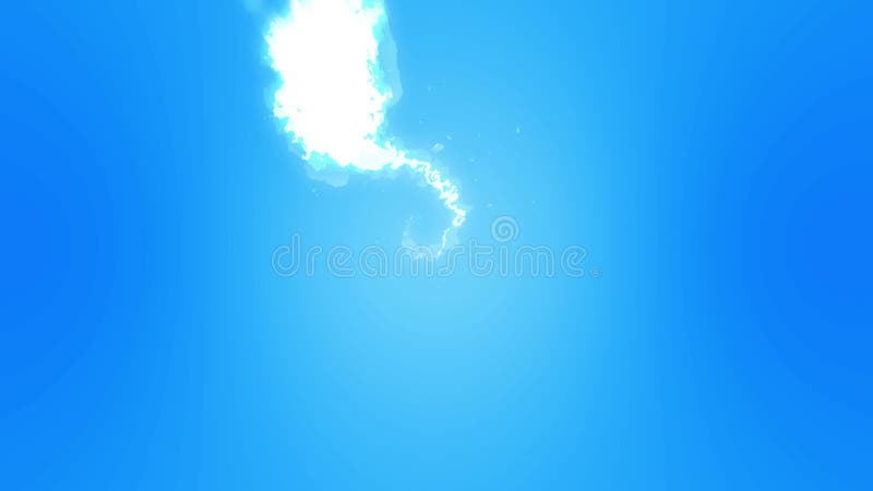 Steam Cloud Animation. Cartoon White Smoke Animation, Fog Loop ...