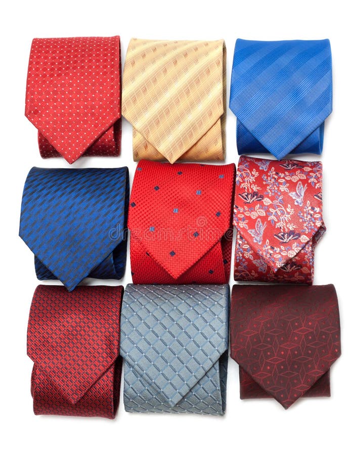Group of Different Coloured Ties Stock Photo - Image of cravat, bunch ...