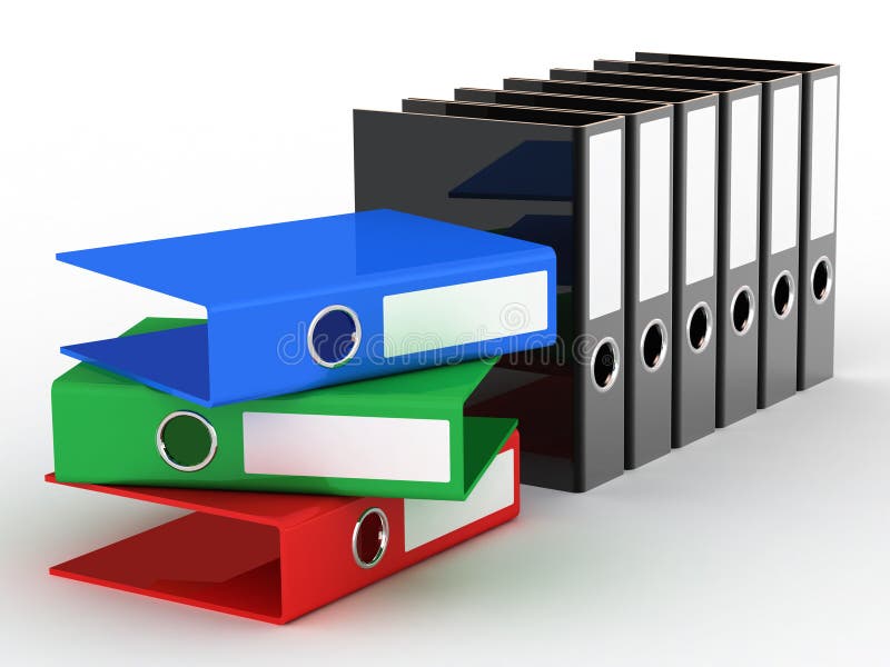 Office files and notebook stock photo. Image of keeping - 5650278