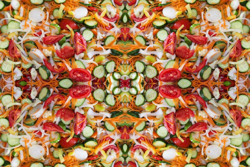 Pattern from Summer Vegetable Salad Stock Image - Image of vegetable ...