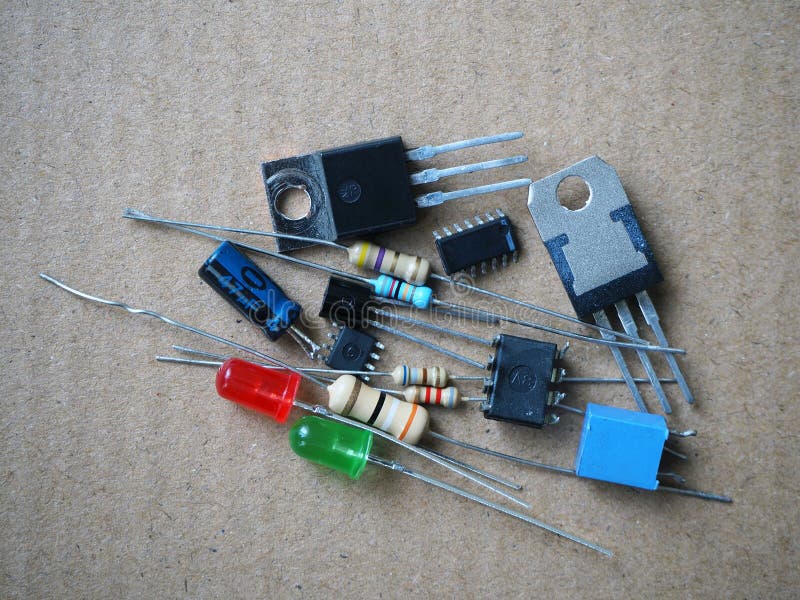 Mixed Electronic Circuit Components Stock Photos - Free & Royalty-Free ...