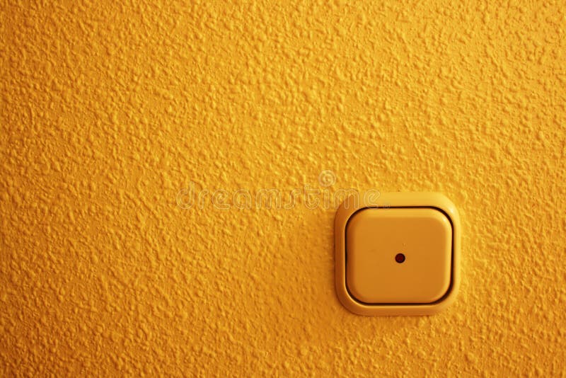 Minimal switch on the wall stock image. Image of energy - 156306169