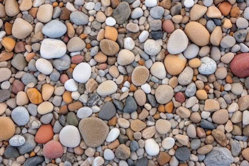 Varied Sized Pebbles Scattered on Dirt Stock Image - Image of uneven ...
