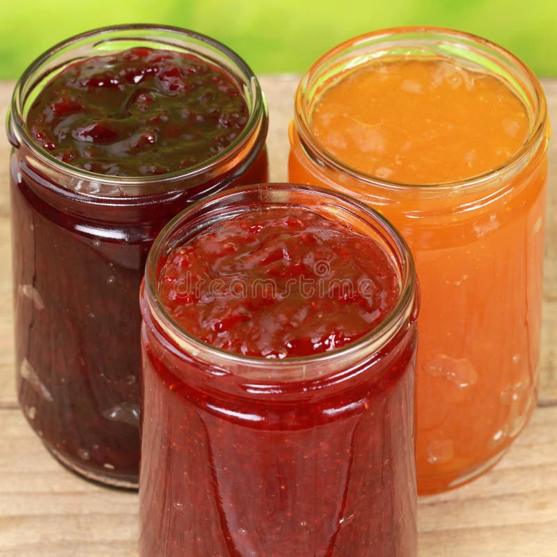 Variedades De Doce De Fruta Foto de Stock - Imagem de comer, cereja ...